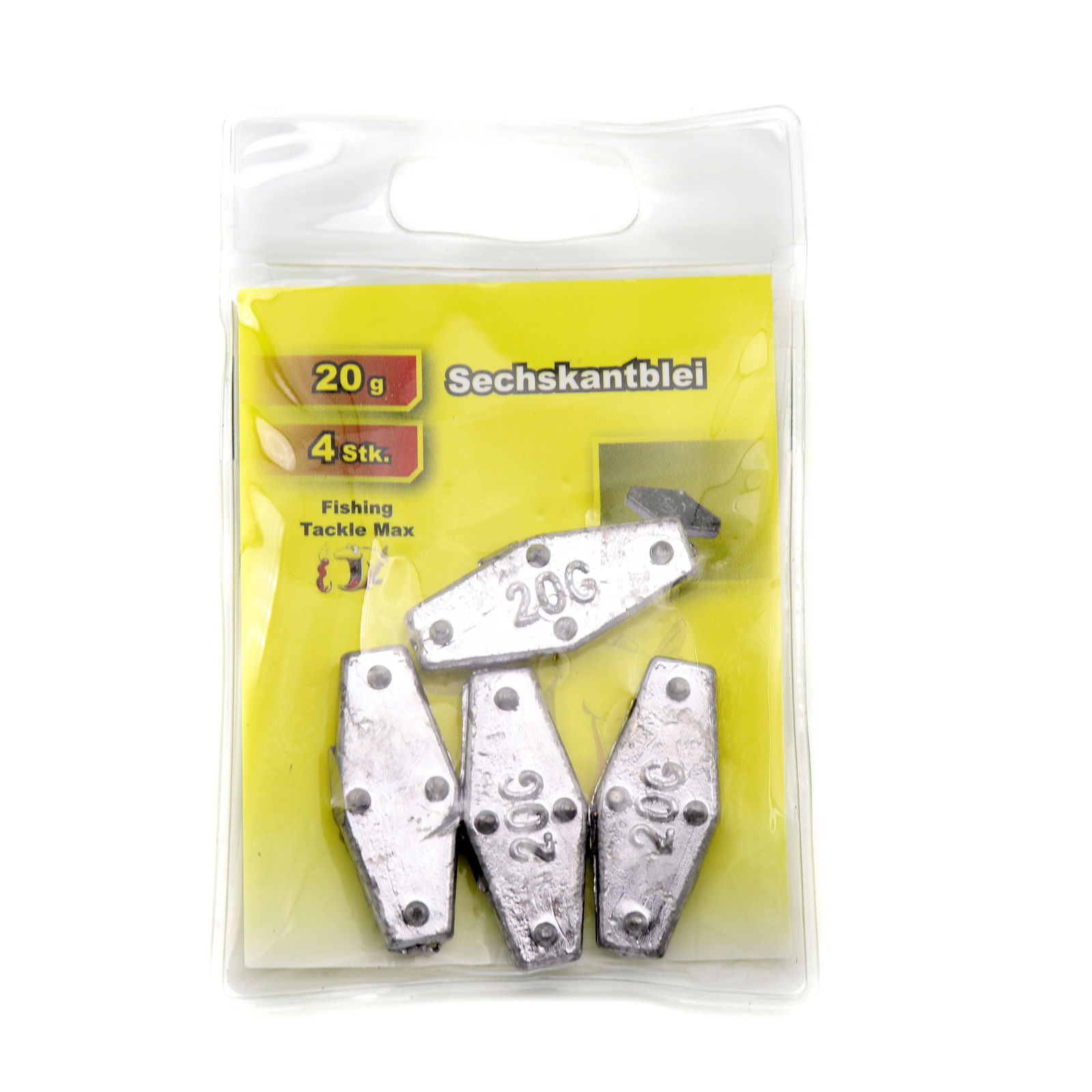 Sechskantblei 10g - 100g | Blei mit Loch Angelblei Angelgewichte Angel ...