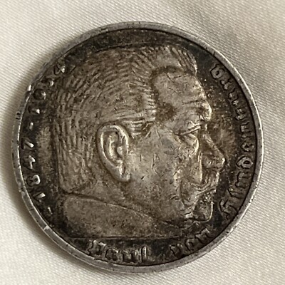 1935 A 5 Mark WW2 NAZI Germany Third Reich Coin K217 B13 | eBay