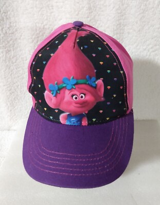 Trolls Snap Back Cap Hat Girls Youth DreamWorks Adjustable | eBay