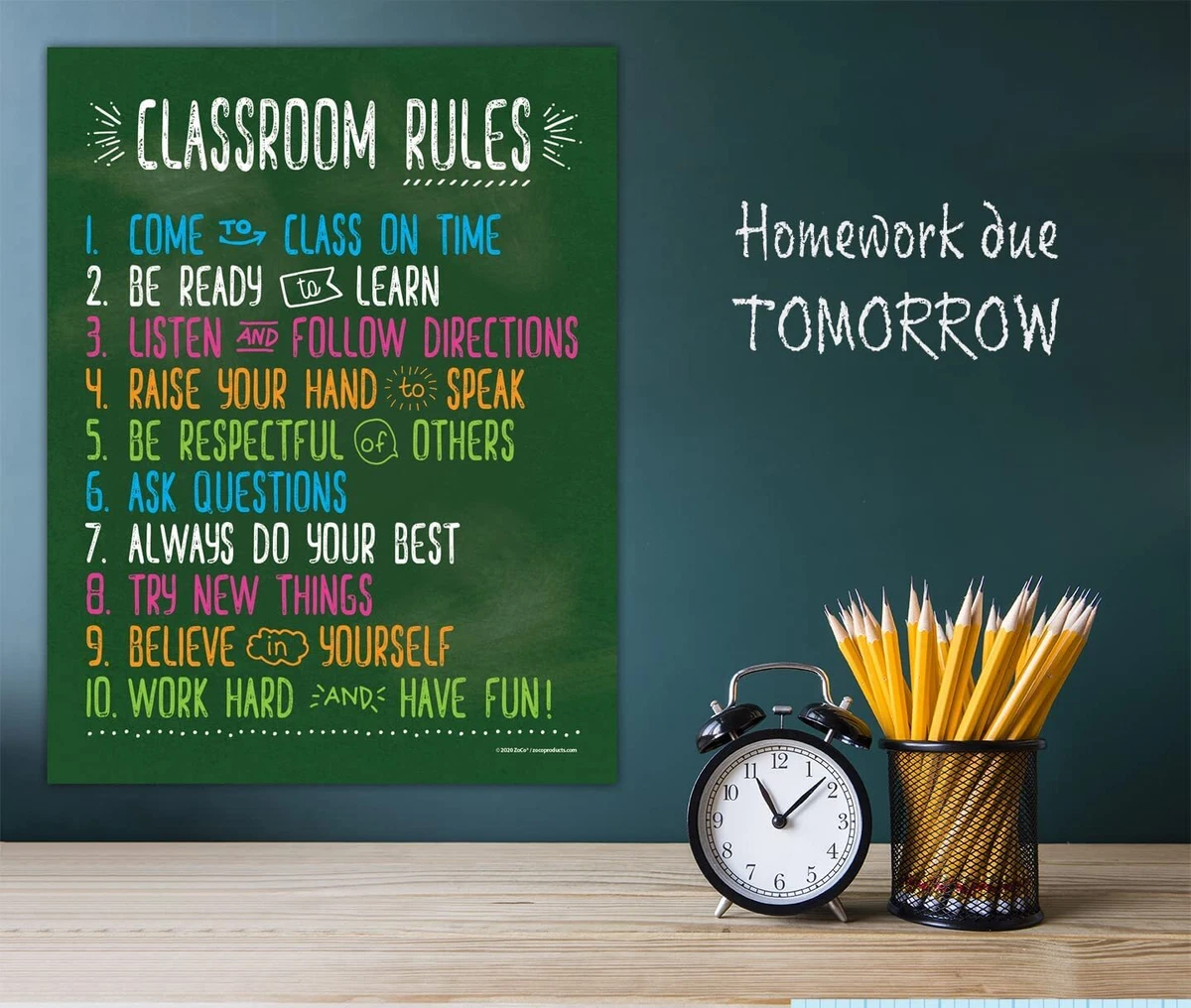 5 Classroom Rules Middle School
