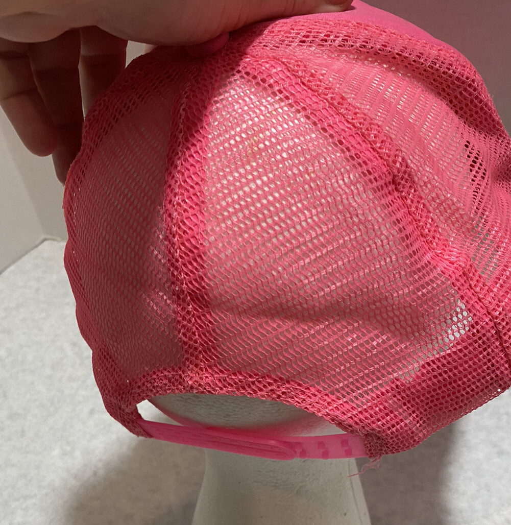 Vintage Fluorescent Pink Zeta Foam mesh snapback truc… - Gem