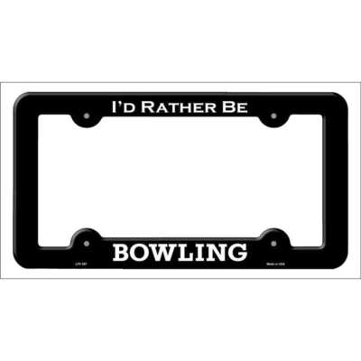 Bowling Novelty Metal License Plate Frame LPF-087 | eBay
