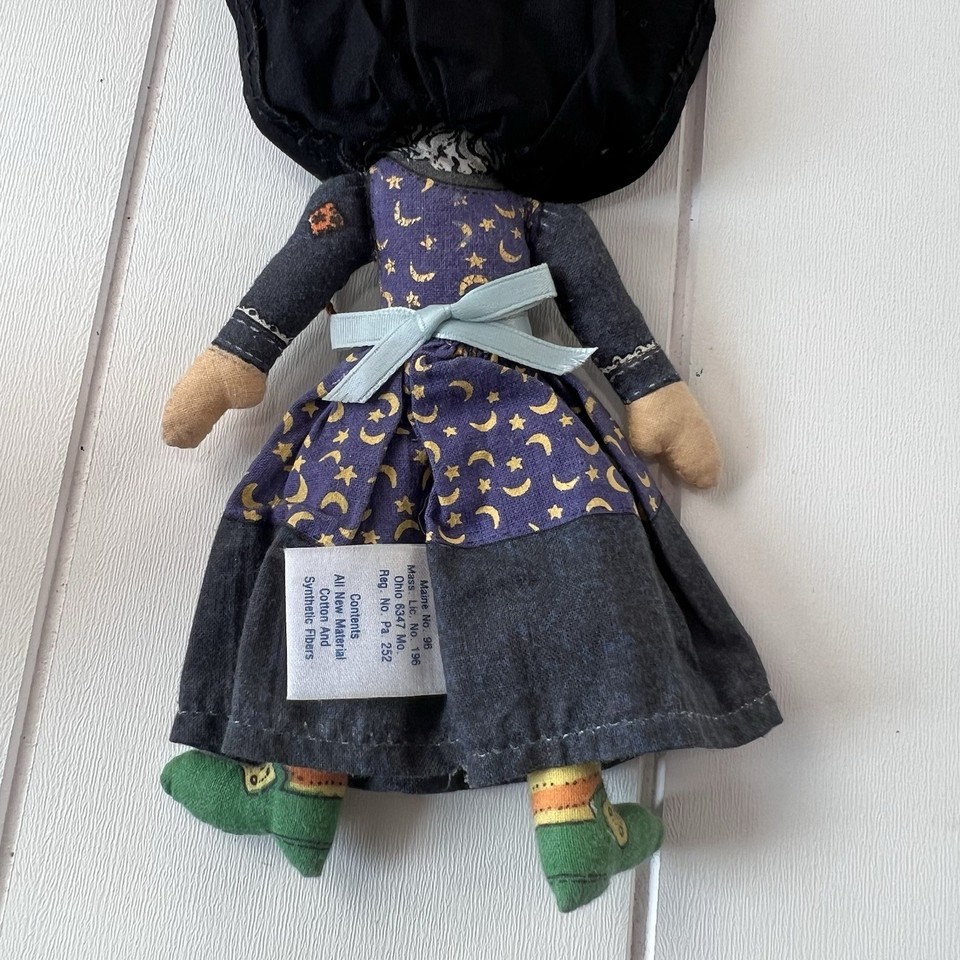 Hallmark Vintage Winifred Witch Halloween Rag Doll Plush Famous ...