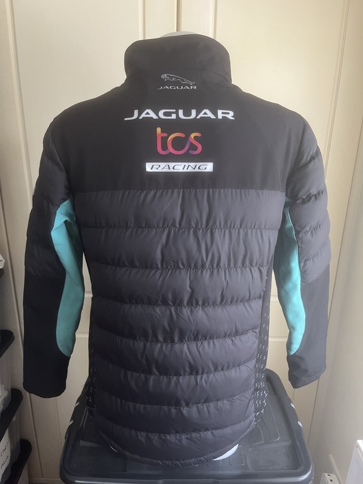 FIA FORMULA E JAGUAR TCS RACING TEAM ISSUE SOFTSHELL JACKET MENS LARGE ...