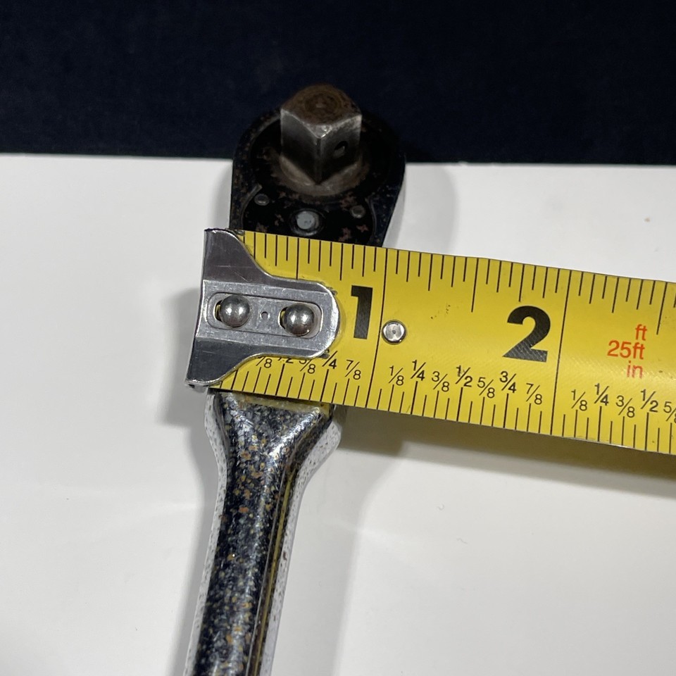 Snap/On F731 - Chrome 3/8" DR., 11-1/4”LONG HANDLE, FLEX HEAD, RATCHET ...