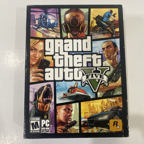 Grand Theft Auto V - [PC Edition] GTA 5 - 7 Disc With Maps Great Shape ...
