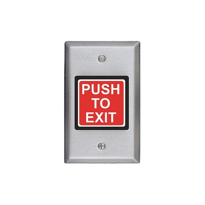 SDC 422U Push to Exit Button,2-7/8 in.W,Momentary 45LY10 | eBay