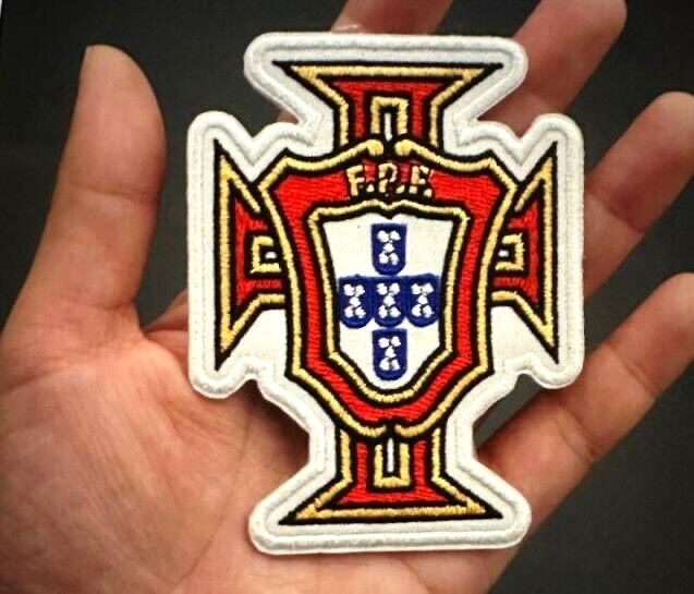 SPECTACULAR PORTUGUESE FOOTBALL FEDERATION F.P.F. EMBROIDERED IRON-ON ...