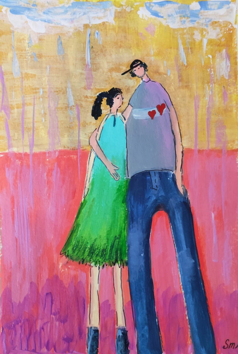 Abstract Hug Painting