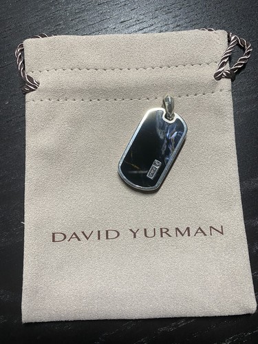 David yurman dog tag - Gem