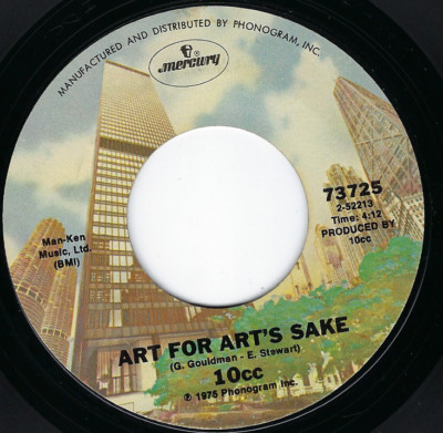 10CC TWO ORIG NM MERCURY RECORDS LABEL 45S BEAUTIFUL KEEPERS FOR SURE ...