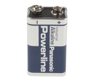 Panasonic Powerline 9v Block Batteries PP3 6LR61 MN1604 Industrial ...