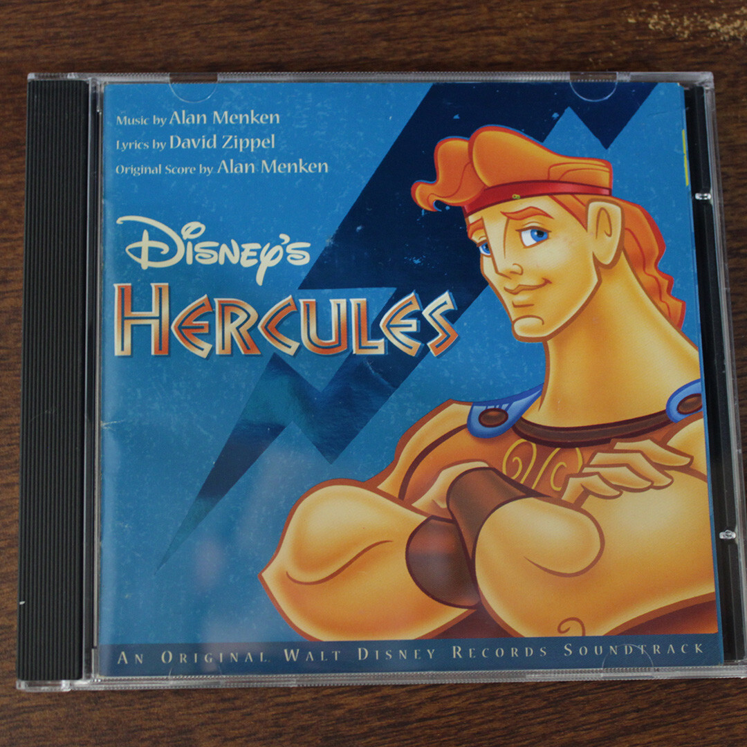 DISNEY'S HERCULES SOUNDTRACK BRAZIL 1997 FIRST PRESS CD FOIL COVER ...