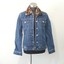 Jean Crisan Fourrure Fur Lined Denim Jacket Size Small Animal Print ...