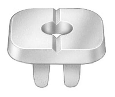 AMZ Clips And Fasteners 25 Nylon Nuts 17mm Width 17mm Length #10 Screw ...