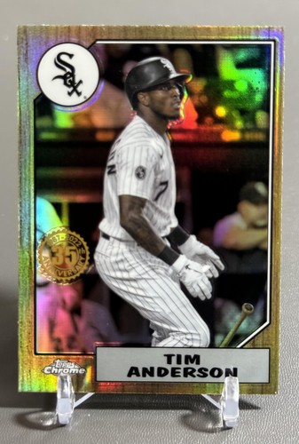 2022 Topps Chrome 1987 Topps Baseball Tim Anderson #87BC-14 Chicago ...