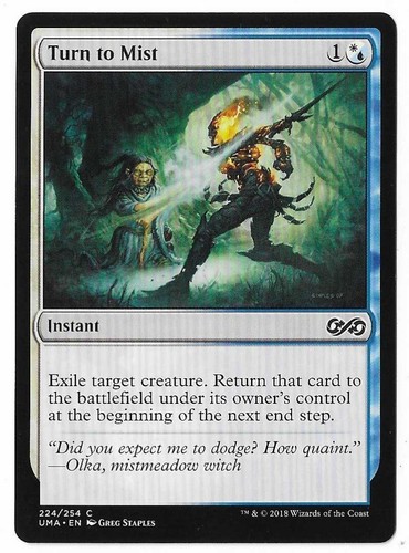 MTG Turn to Mist Ultimate Masters (UMA) Common Magic Card #224/254 ...