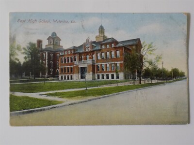 Waterloo, Iowa IA ~ East High School 1907 | eBay