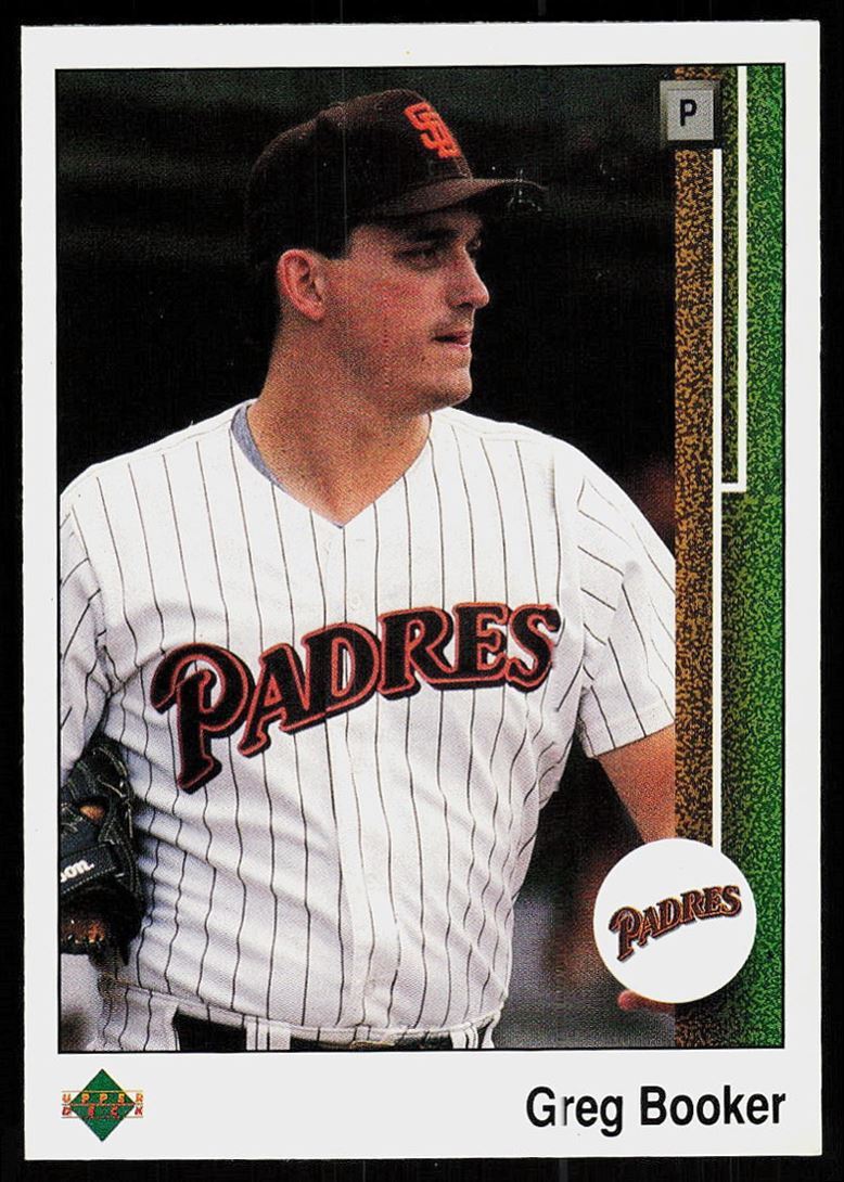 1989 Upper Deck Greg Booker San Diego Padres #641 | eBay