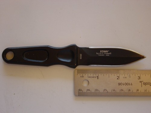 STING by AG Russell CRKT Fixed Blade Boot Knife with Sheath & Straps | eBay