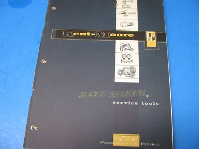 1949-1958 Kent Moore Tool Catalog GM Tools | eBay