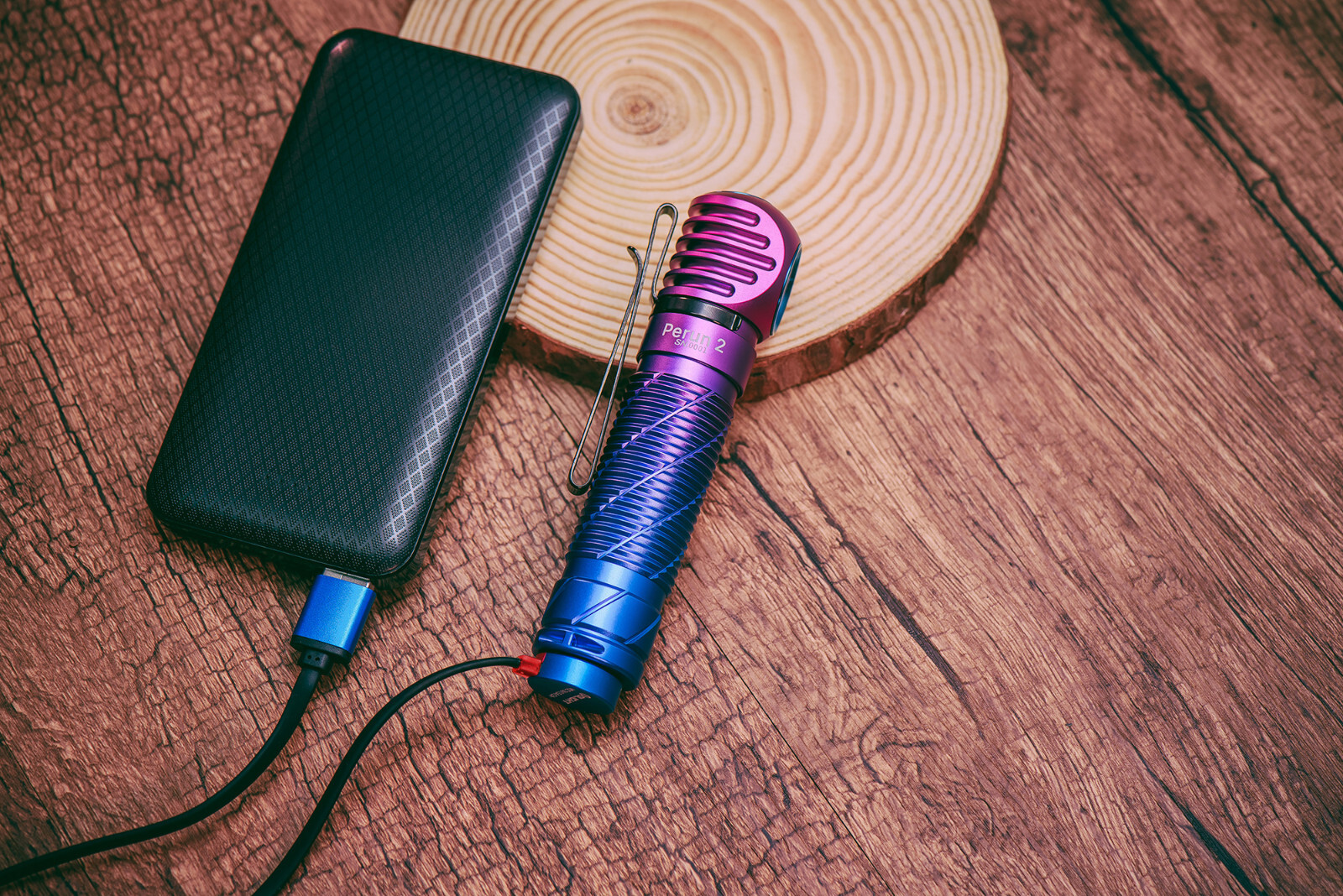 OLIGHT Perun 2 Purple Gradient Limited Edition Rechargeable Headlamp ...