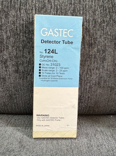 GASTEC 124L STYRENE 2-100PPM GAS DETECTION TUBE | eBay