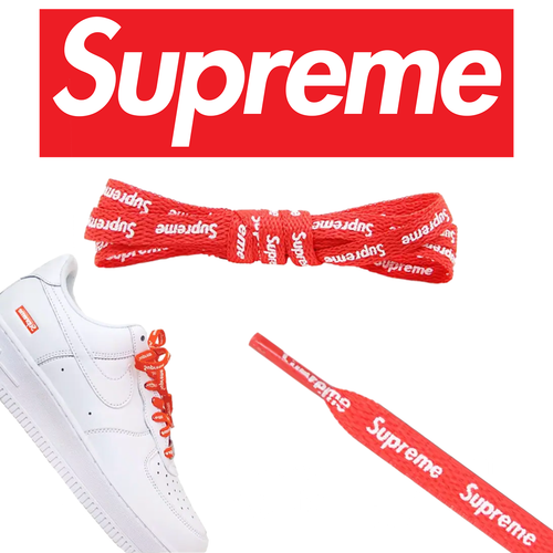 Supreme Shoe Laces Red AF1 160 cm 63 in | eBay