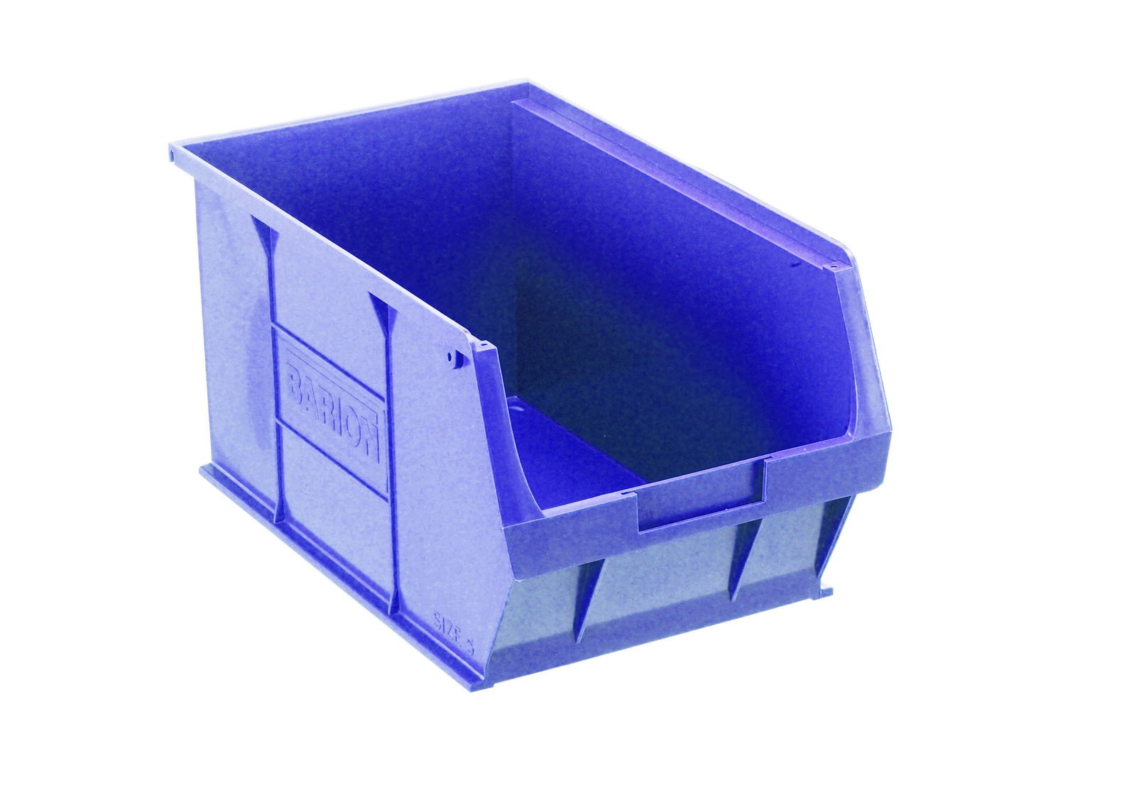 Barton Blue Storage Bins Plastic Stackable Bin 6 Sizes - Store ...