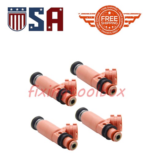 For SUBARU FORESTER 2.0L H4 Turbocharged 4X Fuel Injectors 16611AA510 ...