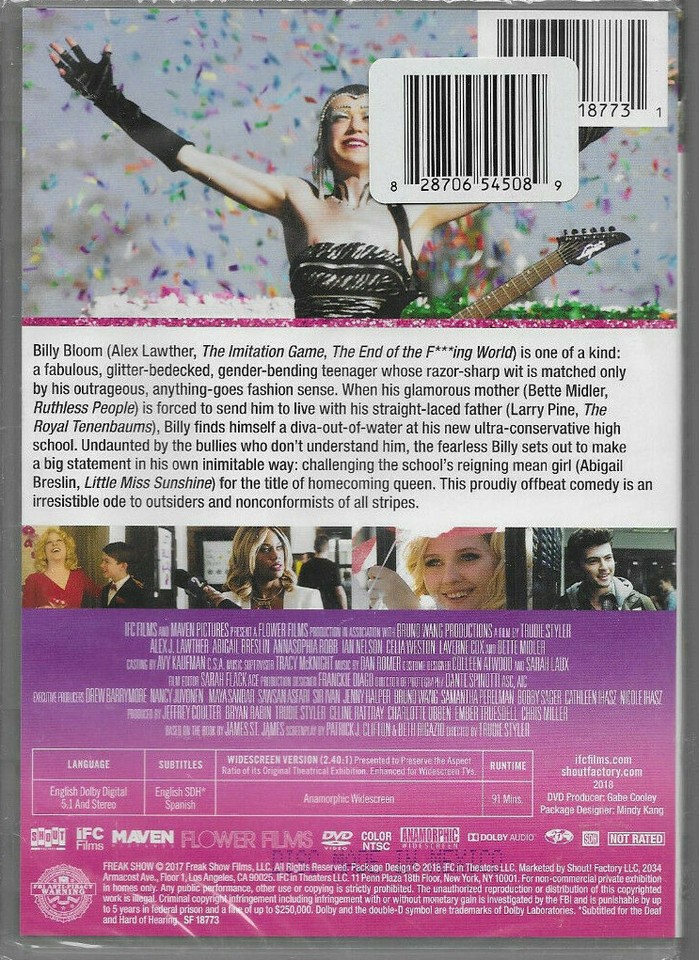 Freak Show (DVD, 2018) Abigail Breslin NEW! 826663187731| eBay