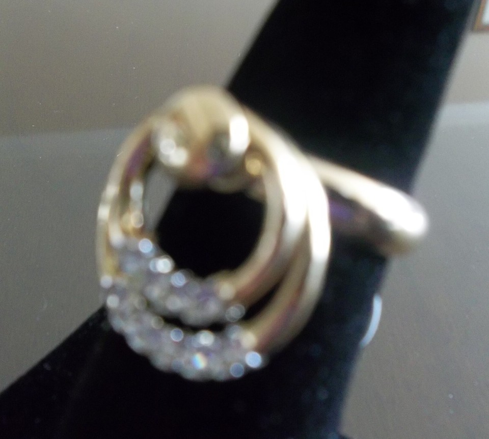 Park Lane Vault SPECIAL SPINNER RINGS - CLEAR CZs - Size 7 - Unique ...