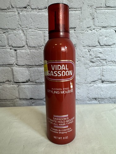 Vidal Sassoon Styling Mousse Ultimate Hold 8 Oz 1986 NOS | eBay