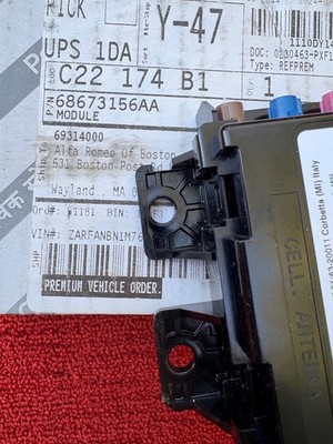 ALFA ROMEO OEM 6867 3156 AA MODULE | eBay