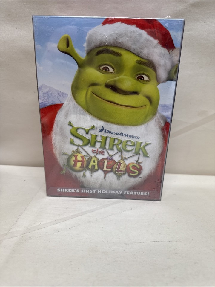 Shrek The Halls 2008 DVD & Ty Beanie Baby Donkey Plush New Sealed ...