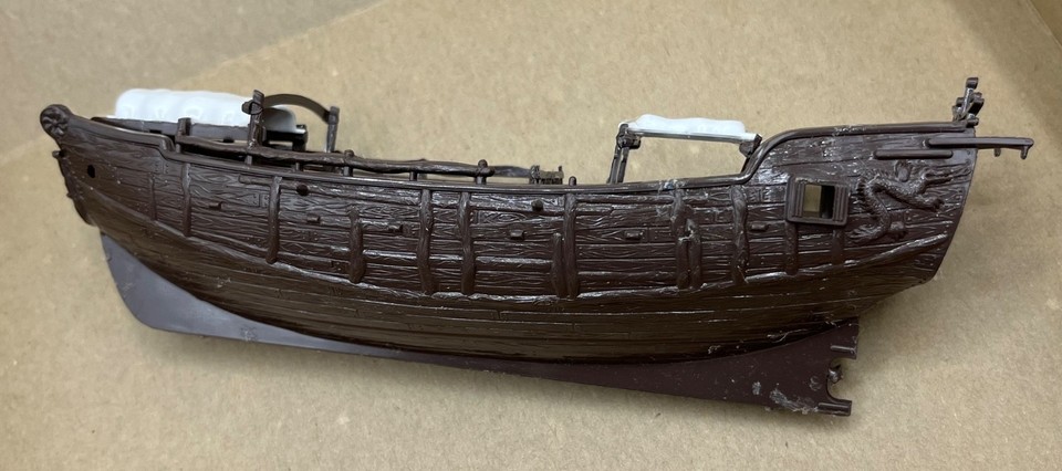 1966 Pyro Plastics NJ Chinese War Junk Ship $1.25 Historic Model Kit ...