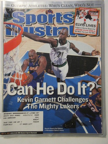 May 31, 2004 Kevin Garnett Minnesota Timberwolves Karl Malone Sports ...