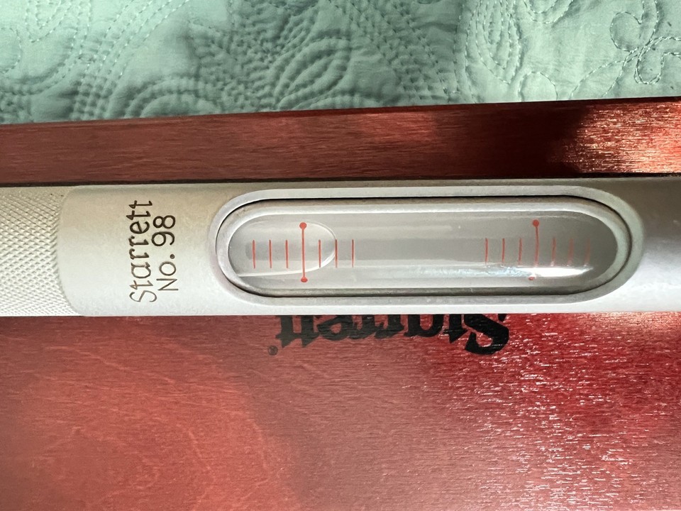 Starrett 98Z-12 Machinists Level 12 inch Ground and Graduated Vial in ...