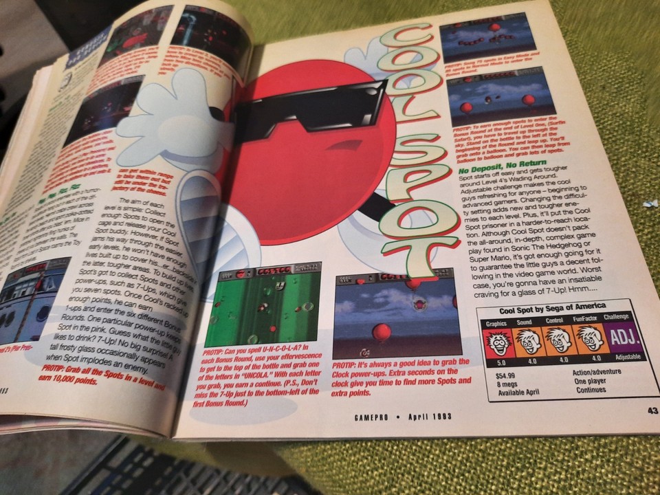 GamePro Magazine 4 Issues January April May June 1994 Fair to Good ...