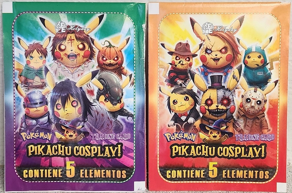 Lot of 2 Packs ~ Pikachu Cosplay Pokemon Card Pack | eBay