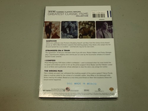 TCM Greatest Classic Films Collection: Hitchcock Thrillers DVD 2-Discs ...