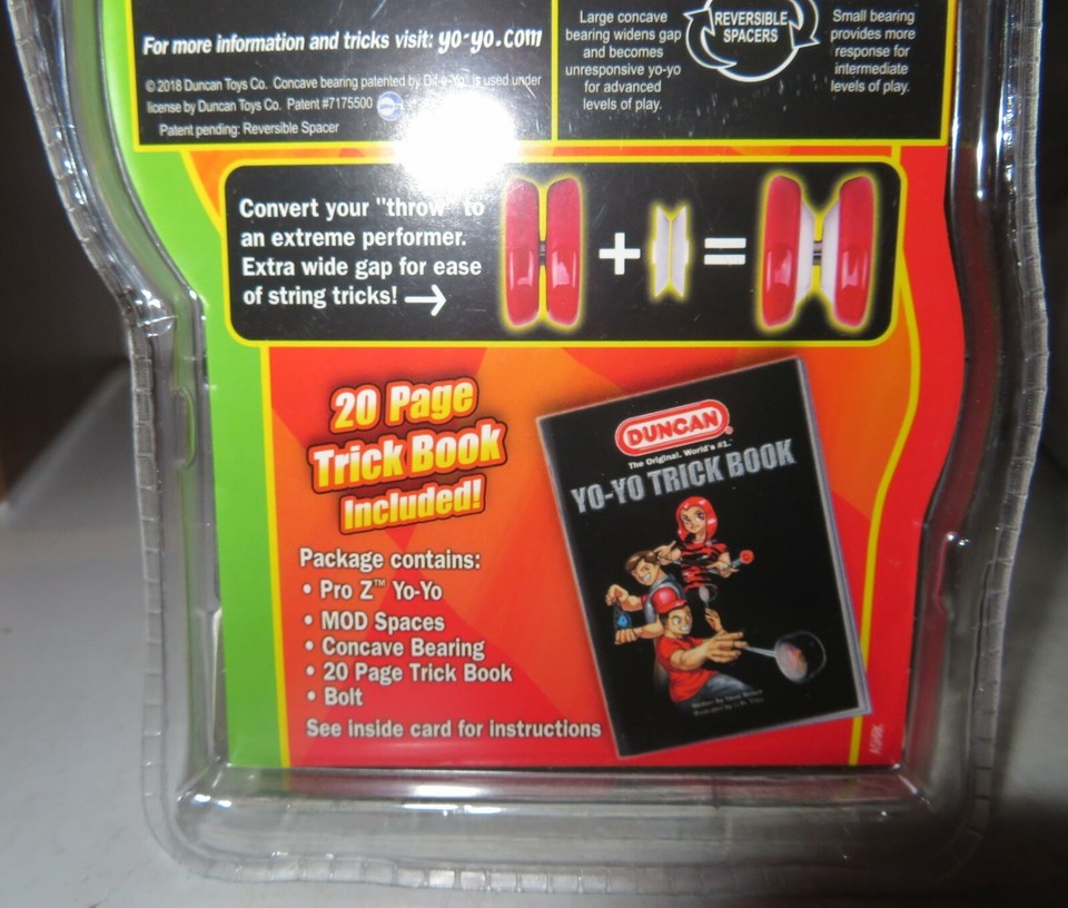 New Duncan Pro Z Translucent Red & Yellow YoYo Yo Yo Mod Spacers w ...