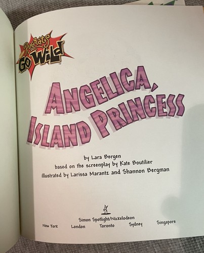 Rugrats Two Books, Rugrats Blast Off, Island Princess Angelica ...