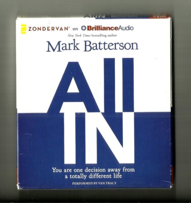 MARK BATTERSON All In (2013, 4 CD) One Decision Away: Christianity | eBay