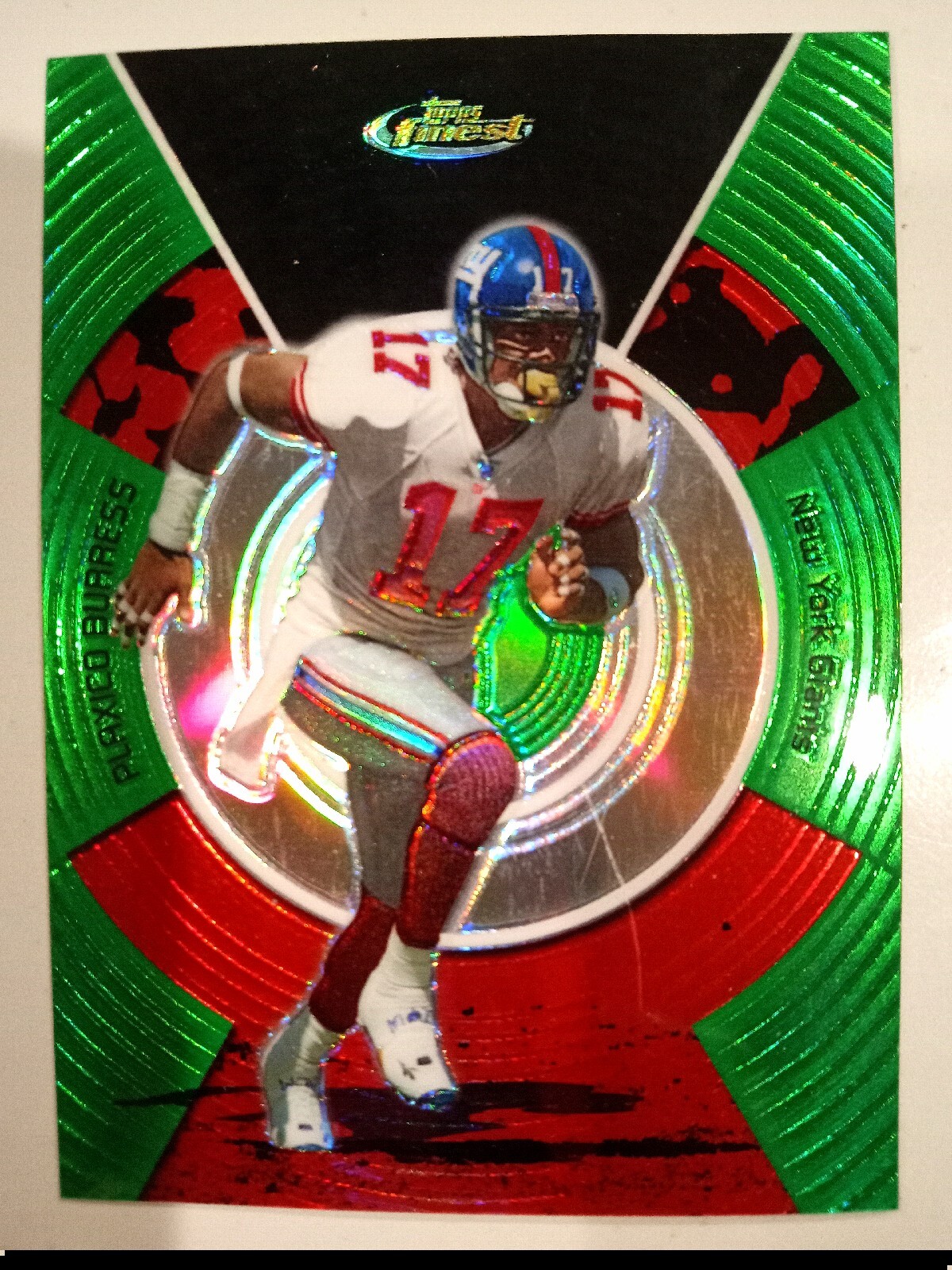 2005 Topps Finest - Plaxico Burress #87 Green Refractor /199 for sale ...