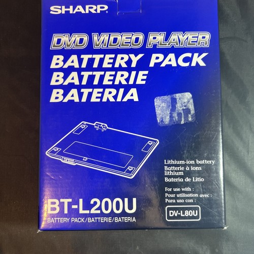 Sharp DVD video player battery pack BT-L200U for Dv-L80U | eBay