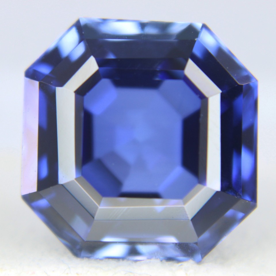 10 Ct Asscher cut Shape Natural Blue Sapphire Loose Gemstones | eBay