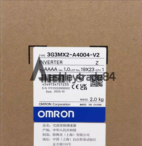 1PCS New Omron 3G3MX2-A4004-V2 Inverter replaced 3G3MX2-A4004-ZV1 | eBay