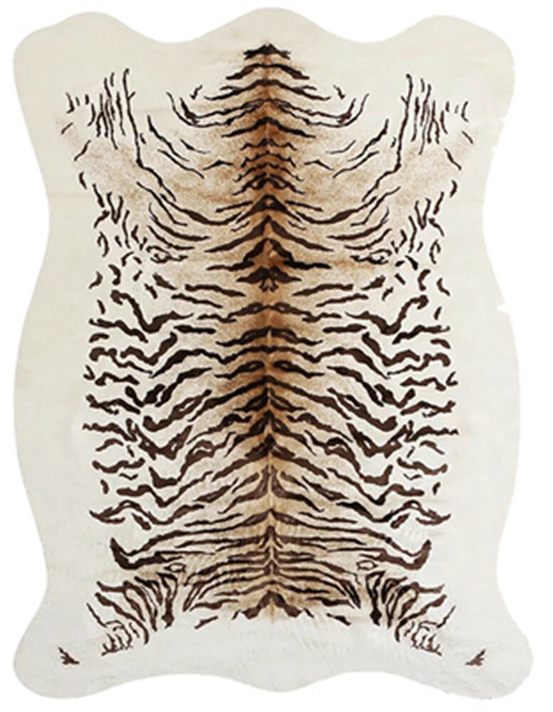 White Tiger Skin Rug