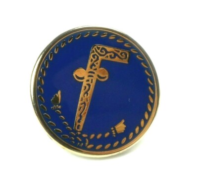 Tubal Cain Two Ball Cane Freemason Master Masonic Hat Jacket Tie Tack ...